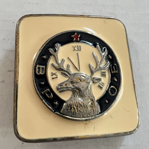 Accessories | Bpoe Elks Lodge Enamel Logo Belt Buckle | Poshmark